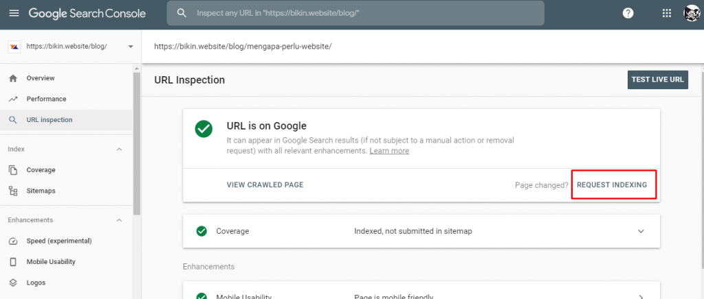 Google Search Console: Pengertian, Cara & Fungsinya