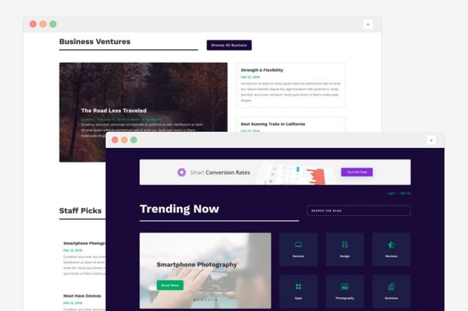 Pilihan Tema - Bikin.Website